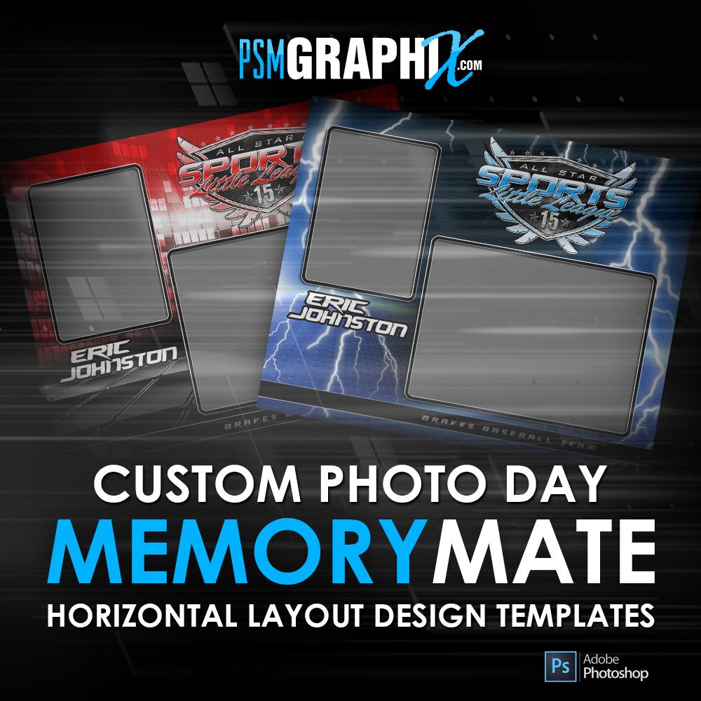 Sports Memory Mates - Horizontal Photoshop Templates – PSMGraphix