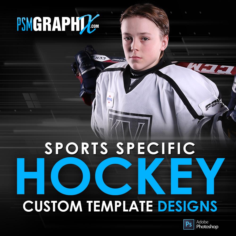 Custom Photoshop Templates - Hockey Designs – PSMGraphix