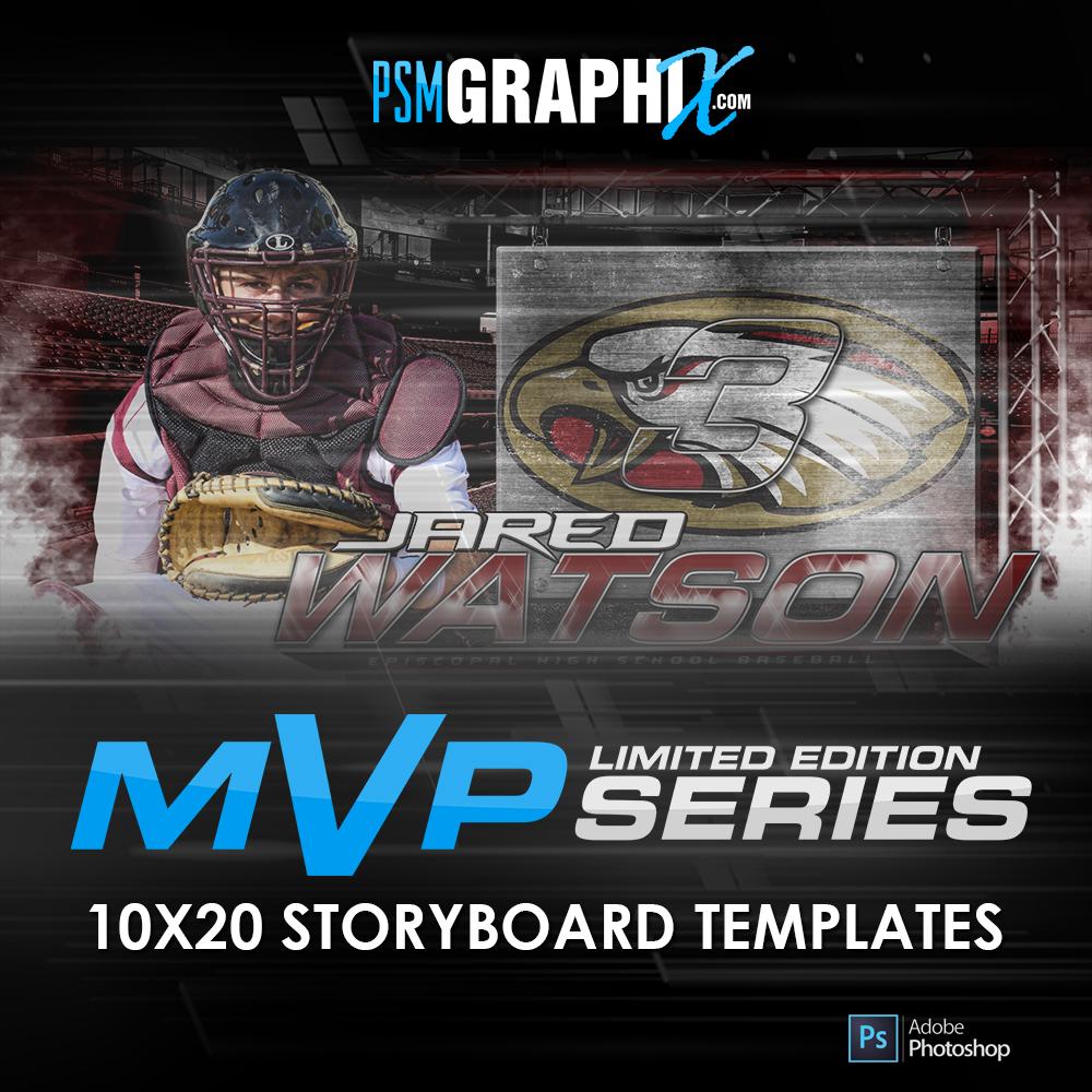 MVP Series - 10x20 Sports Photoshop Templates – PSMGraphix