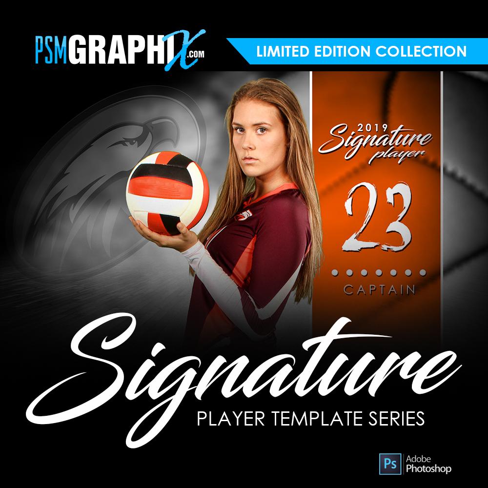 Signature Player Series - Sports Photoshop Templates – PSMGraphix