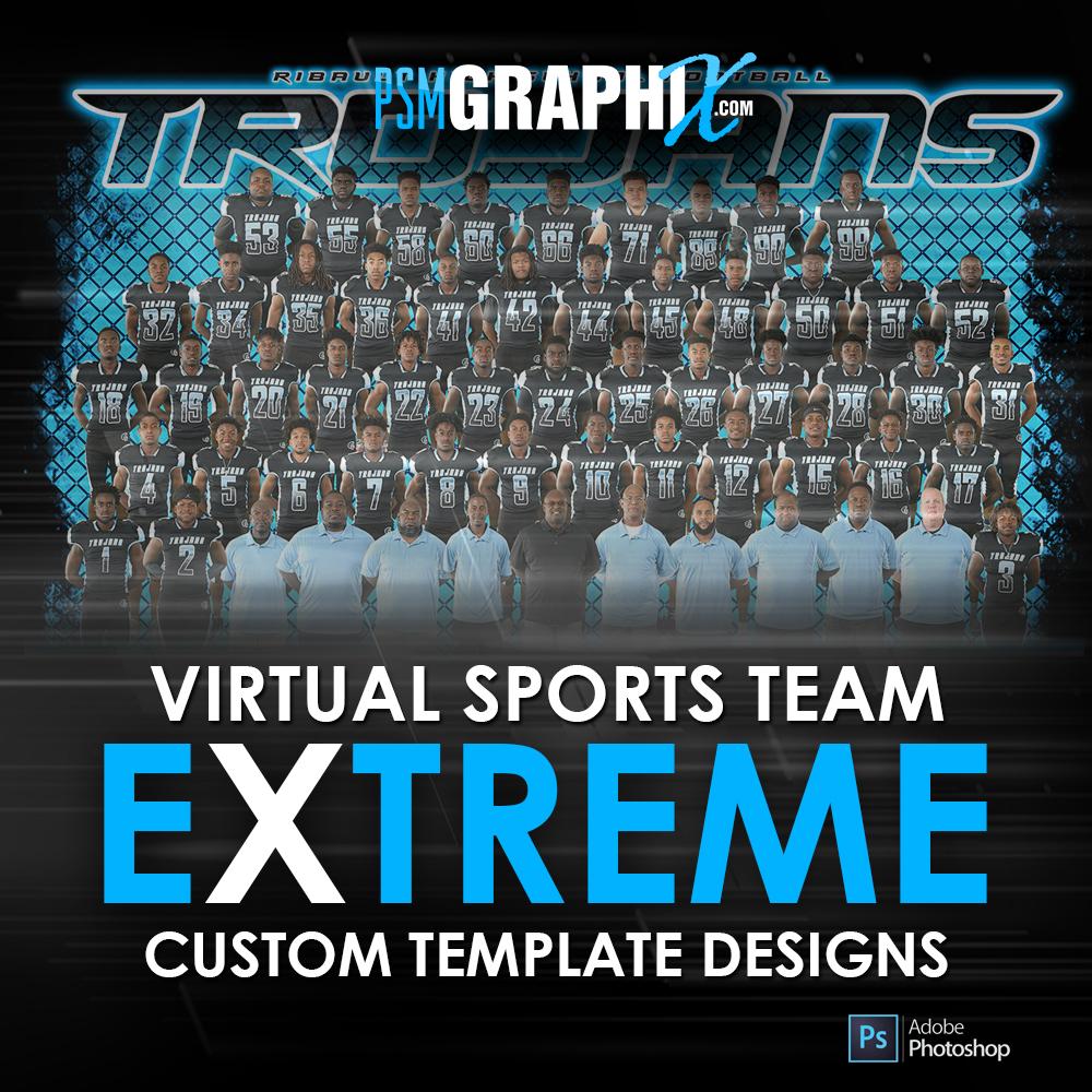 Xtreme Team Custom Photoshop Templates – PSMGraphix