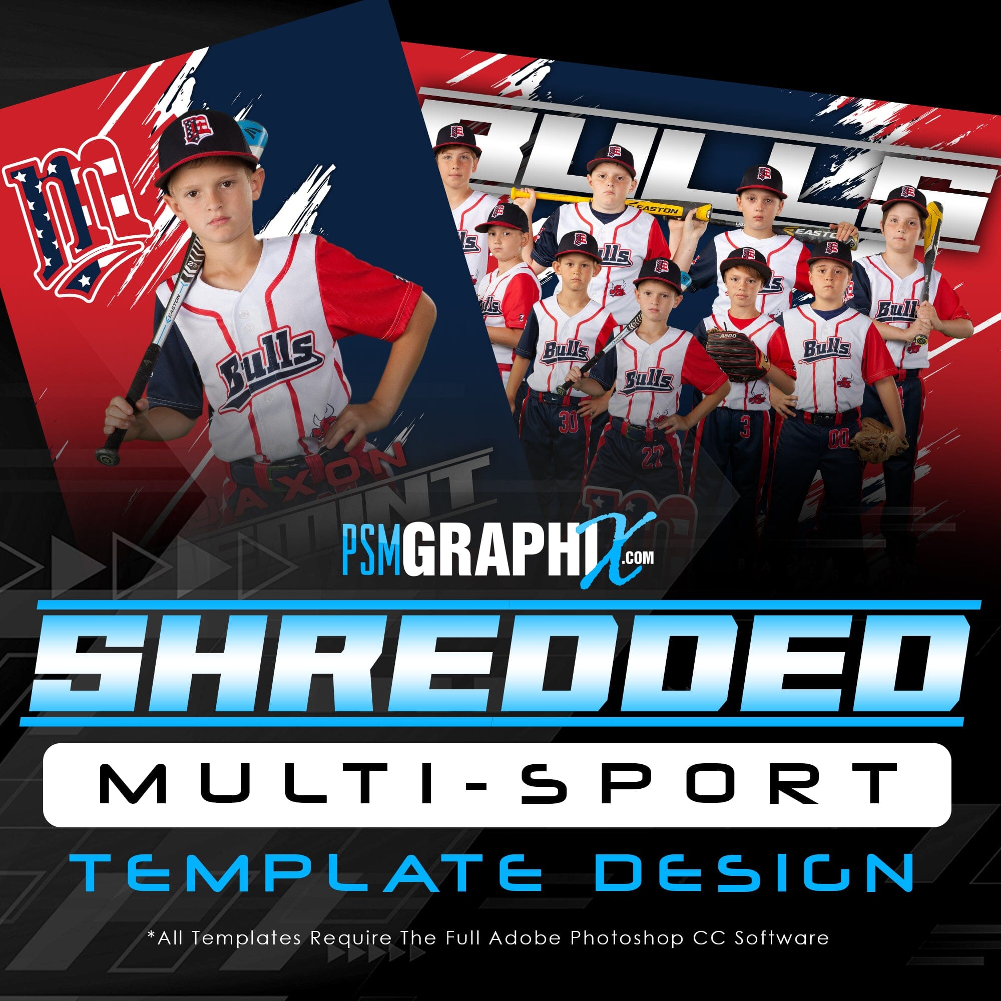 Shredded - Multi-Sport Collection – PSMGraphix