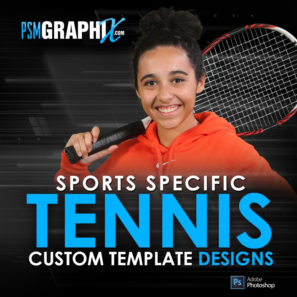 Custom Photoshop Templates - Tennis Designs – PSMGraphix