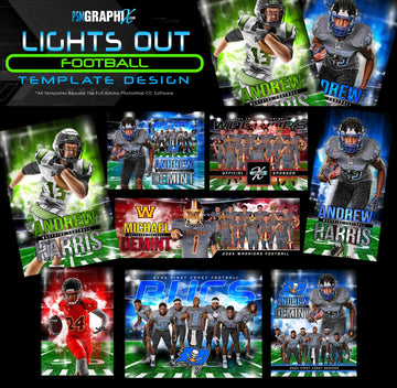 Custom Photoshop Templates - Football Designs – PSMGraphix