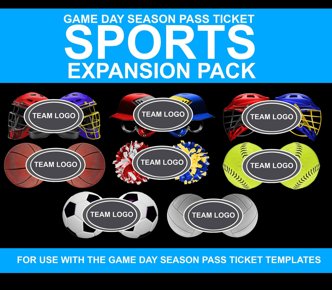Game Day Ticket Panoramic Photoshop Templates – PSMGraphix