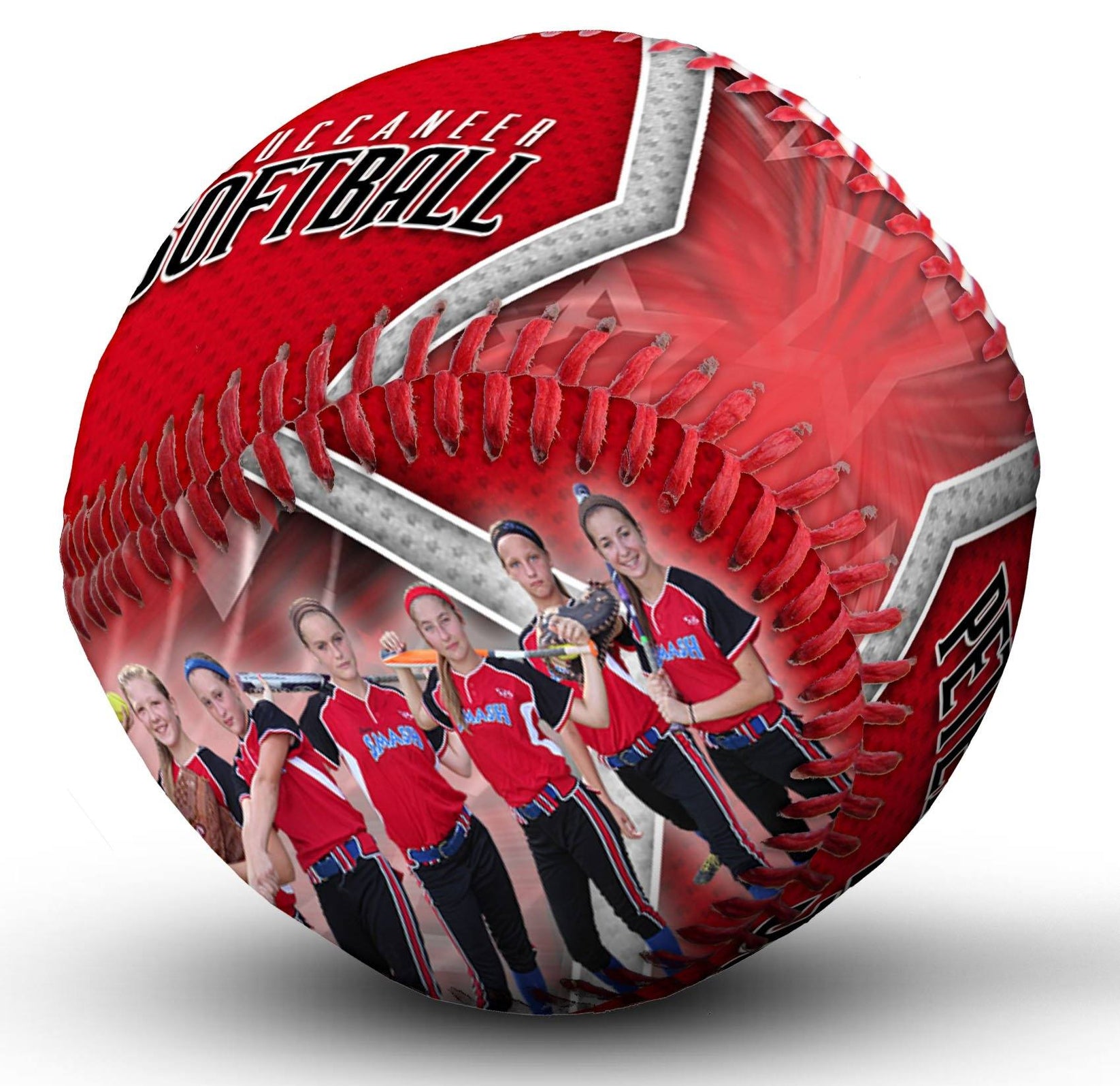 Spirit - V.1 - Softball - Make-A-Ball Photoshop Template – PSMGraphix